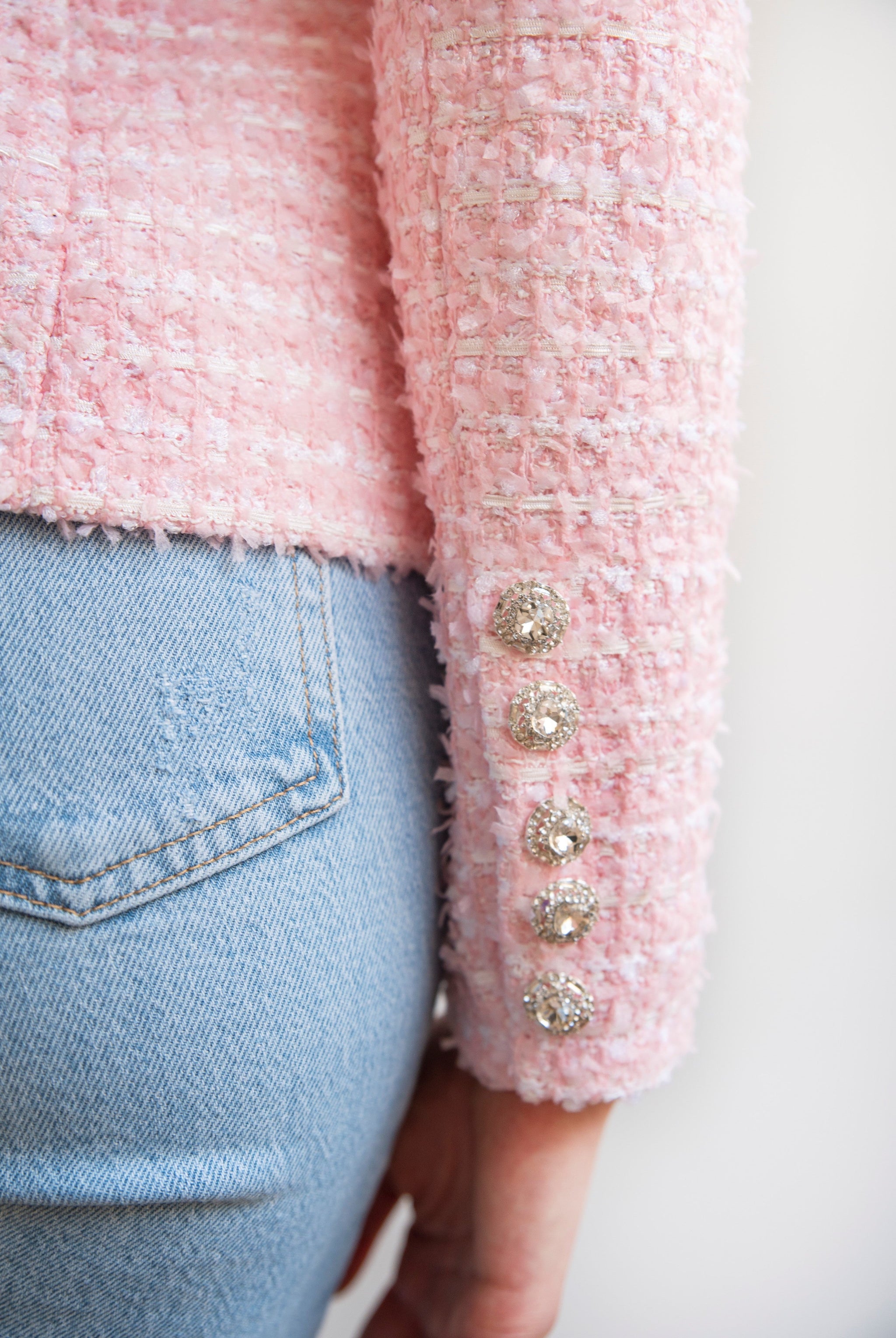 Pink Tweed Jacket – Te'Orna